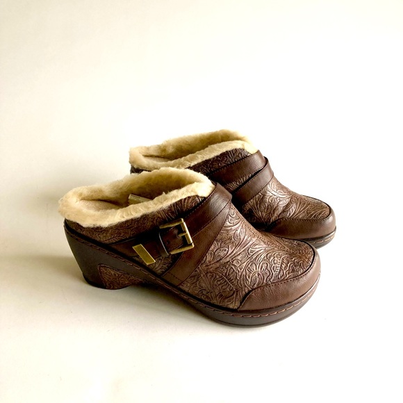 JBU | Shoes | Jbu Memory Form By Jambu Brown Leather Faux Fur Lining ...